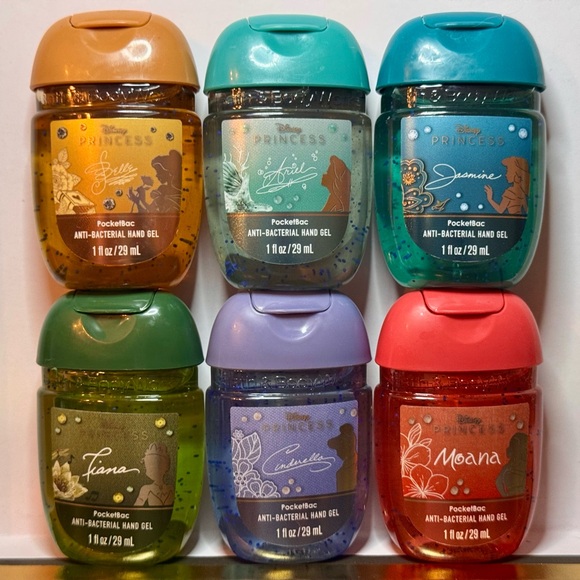 Bath & Body Works | Bath & Body | 6 Disney Princess Pocketbac Set 6 ...